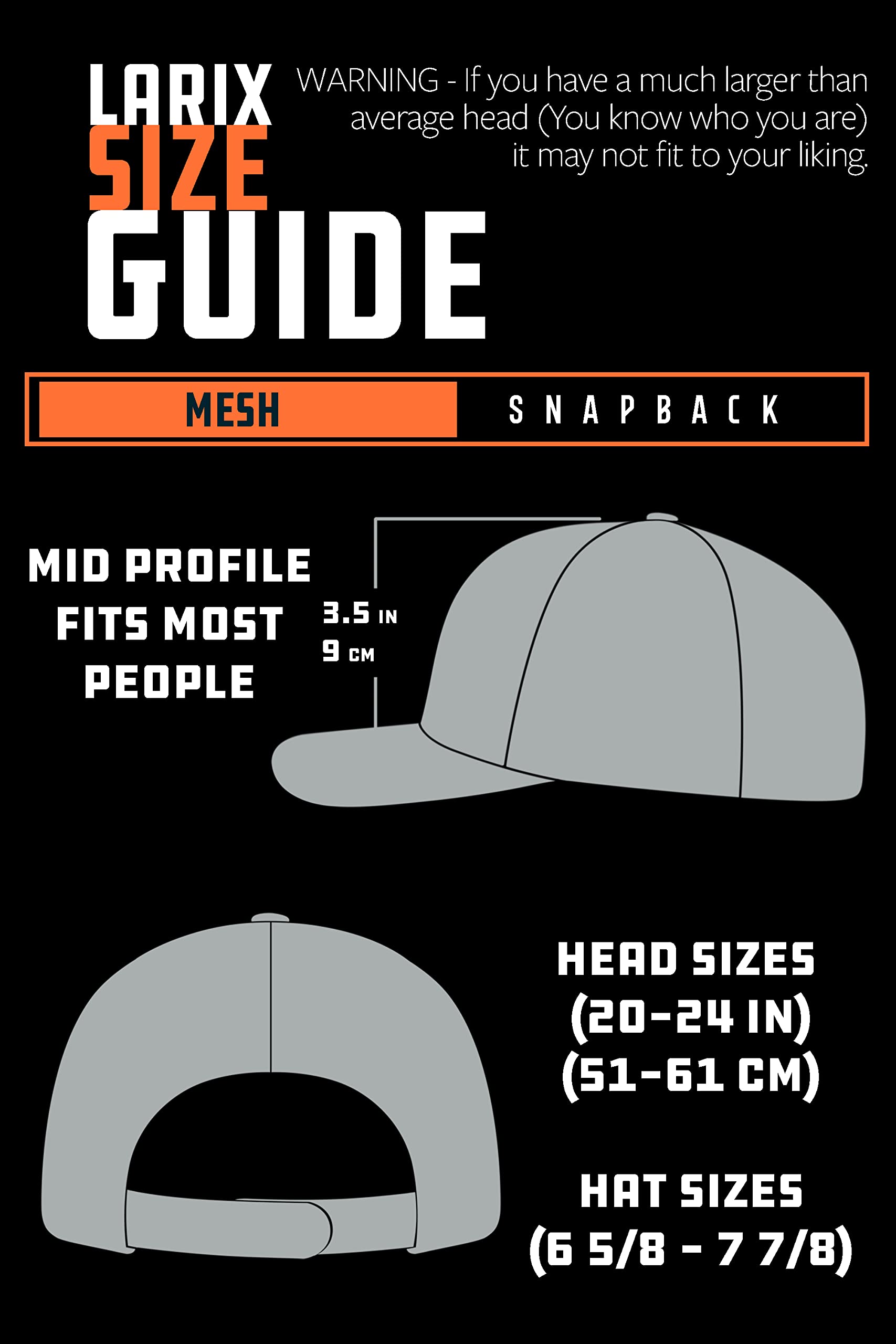 Larix Trucker Hat : Hats for Men Women : Tamarack Forest : Gray Black Snapback