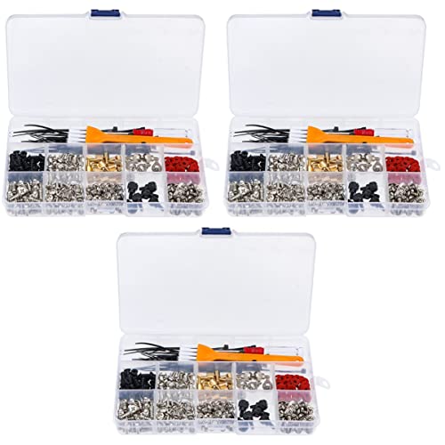 SOLUSTRE 3sets Standoffs Re Tool Accessory Spacer Accessories Fan Kit Hard Bolt Cable Assortment Graphics Case Screws Screw Motherboard Chassis Washer Drive Gasket Assorted Tie DIY