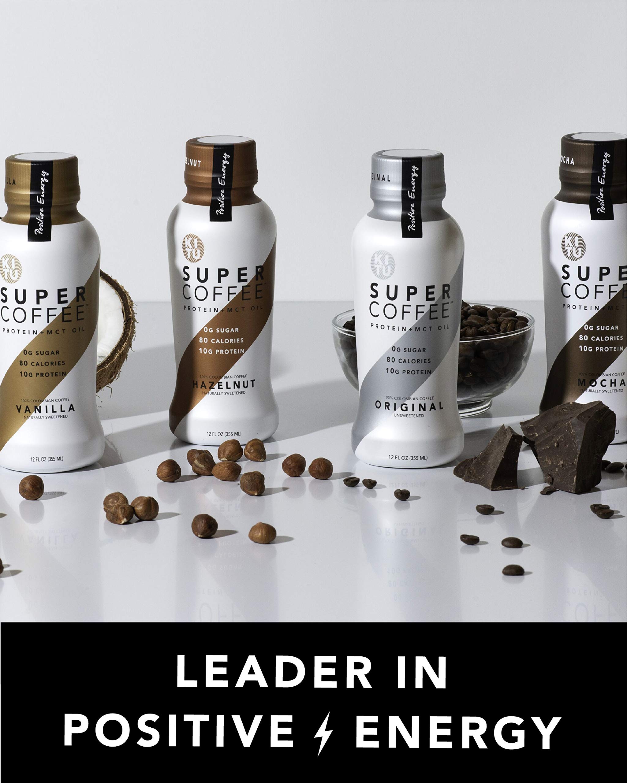 KITU SUPER COFFEE Grounds, Energy & Immunity (2x Caffeine, Vitamins, Antioxidants) [Mocha] 10 Oz, 1 Pack | Keto Friendly Ground Coffee, 100% Arabica Coffee Ground