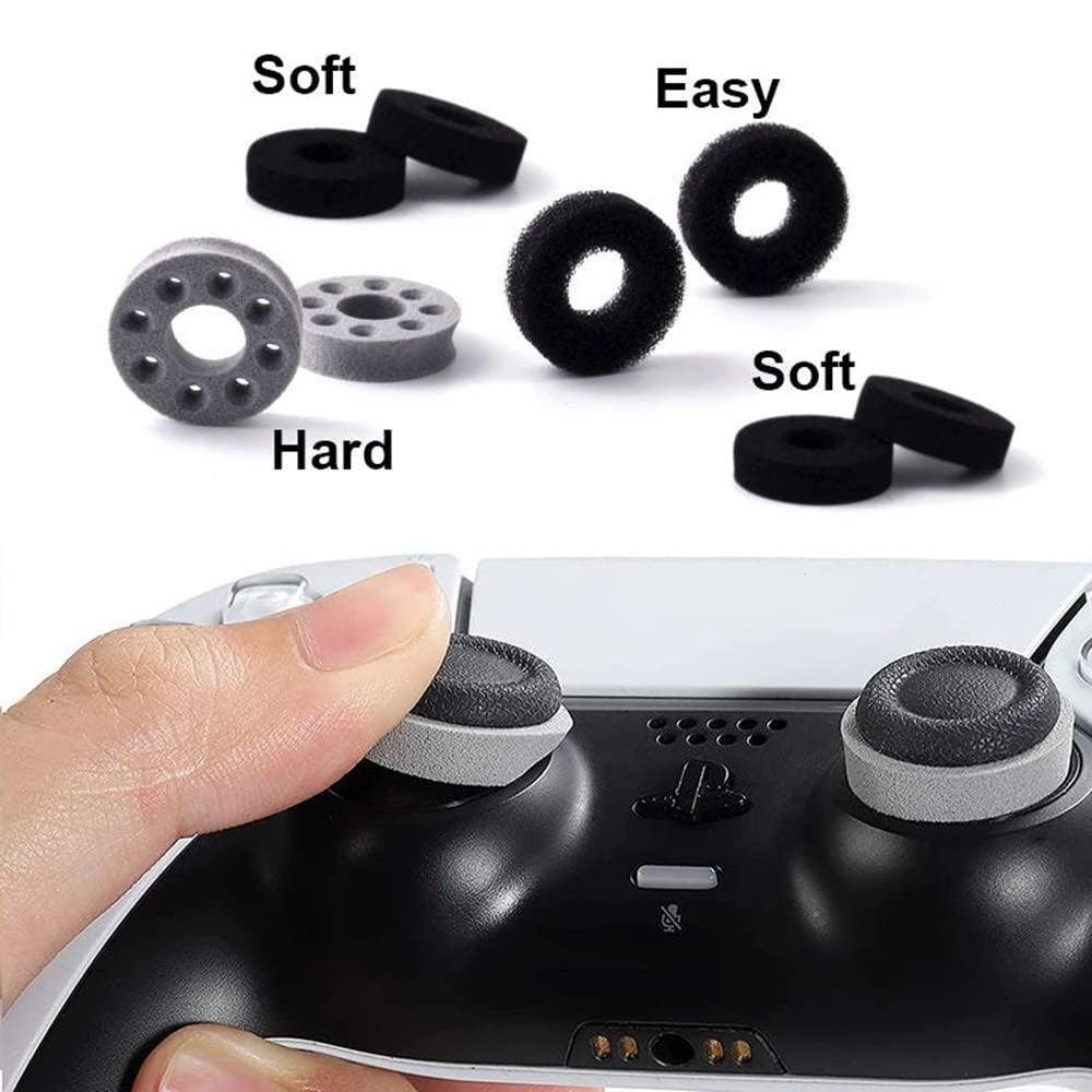 Silicone Thumb Grip Caps,Joystick Protectors,Joystick Covers Compatible with PS5 PS4 PS3 PS2 XBOXONE 360 Nintend Switch Pro Controller（8PCS）