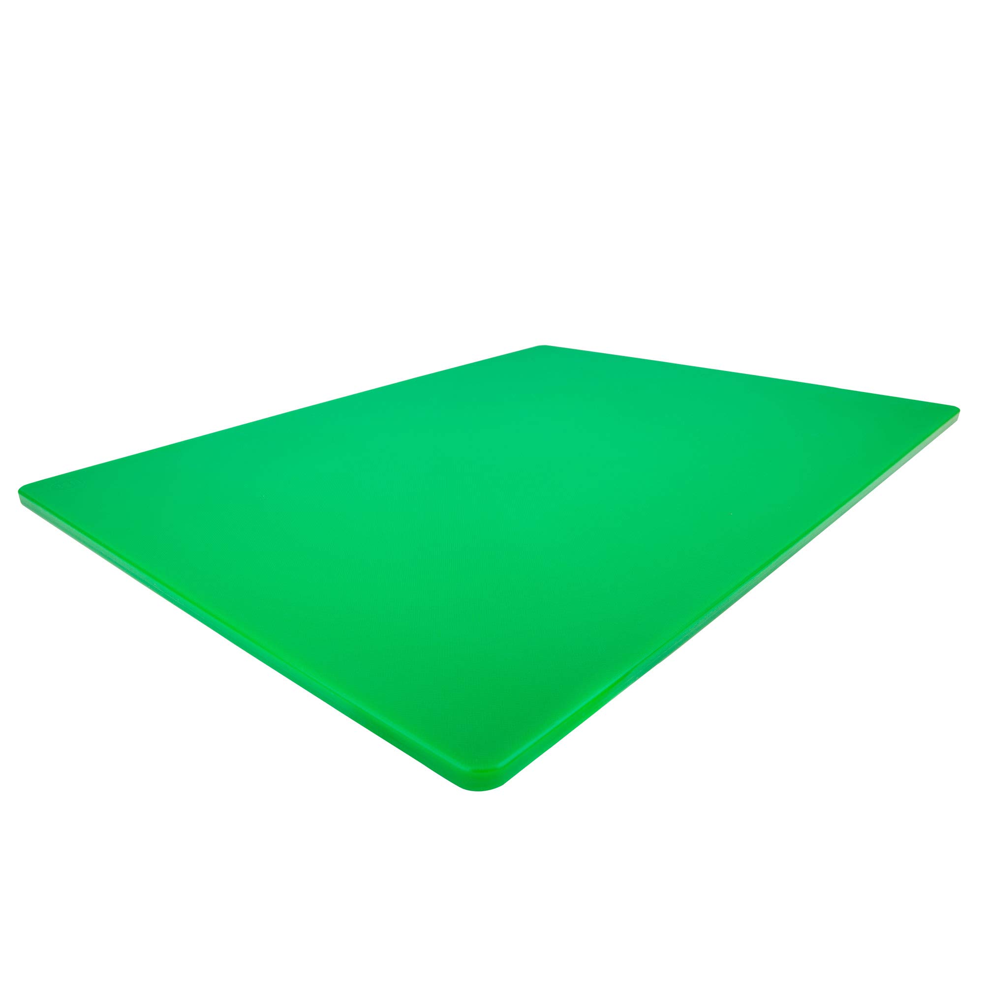 Professional Plastic Cutting Board, HDPE Poly for Restaurants, Dishwasher Safe and BPA Free, 24 x 18 x 0.5 Inches, Green