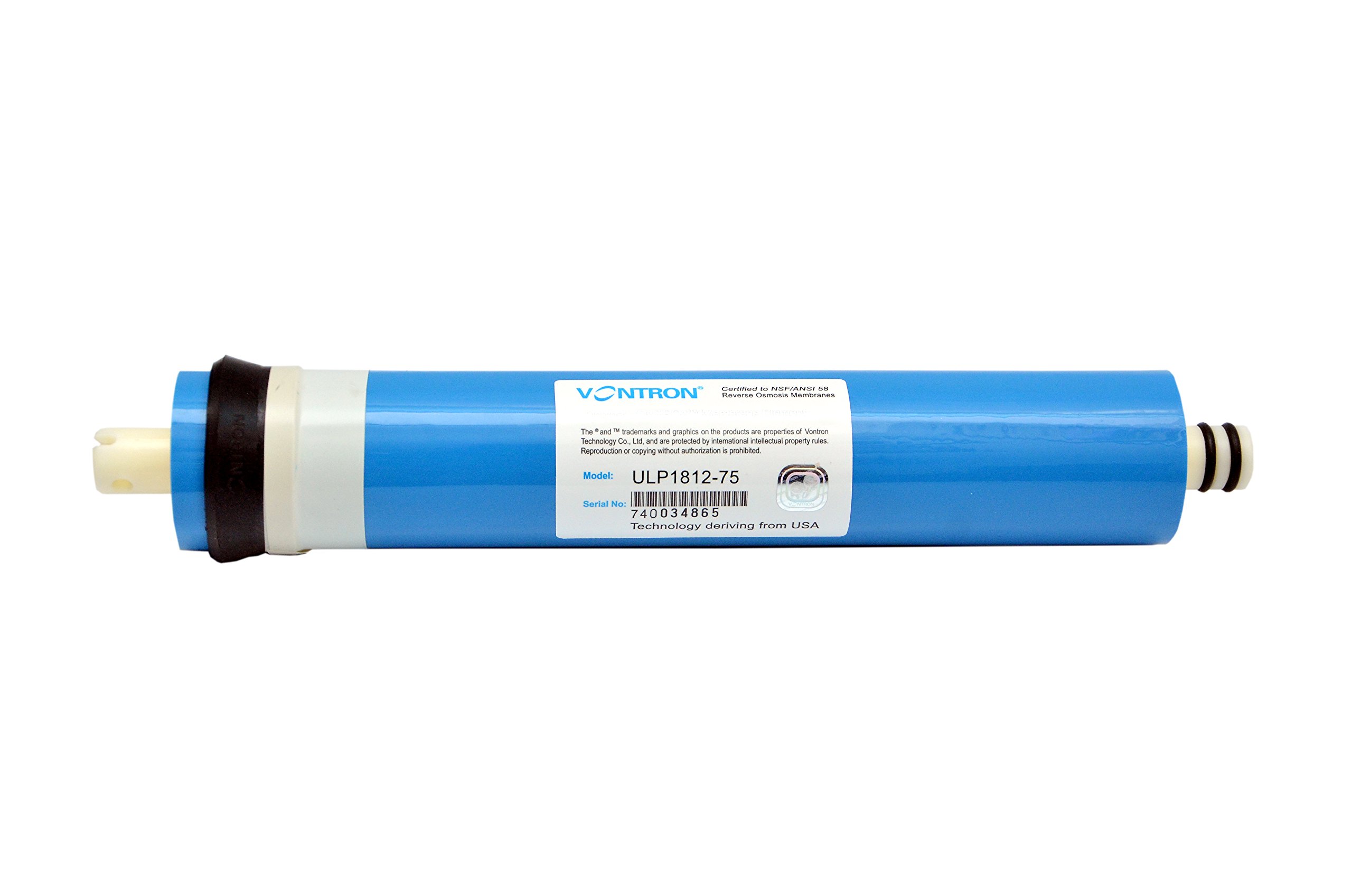Ionix RO Membrane Replacement/Full Installation Set with Membrane housing, Wrench, Flow restrictor, Connectors & Teflon Tape