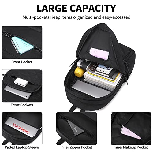 Vendra Moka Waterproof Laptop Backpack Purse for Women and Men, Hiking Travel Backpack