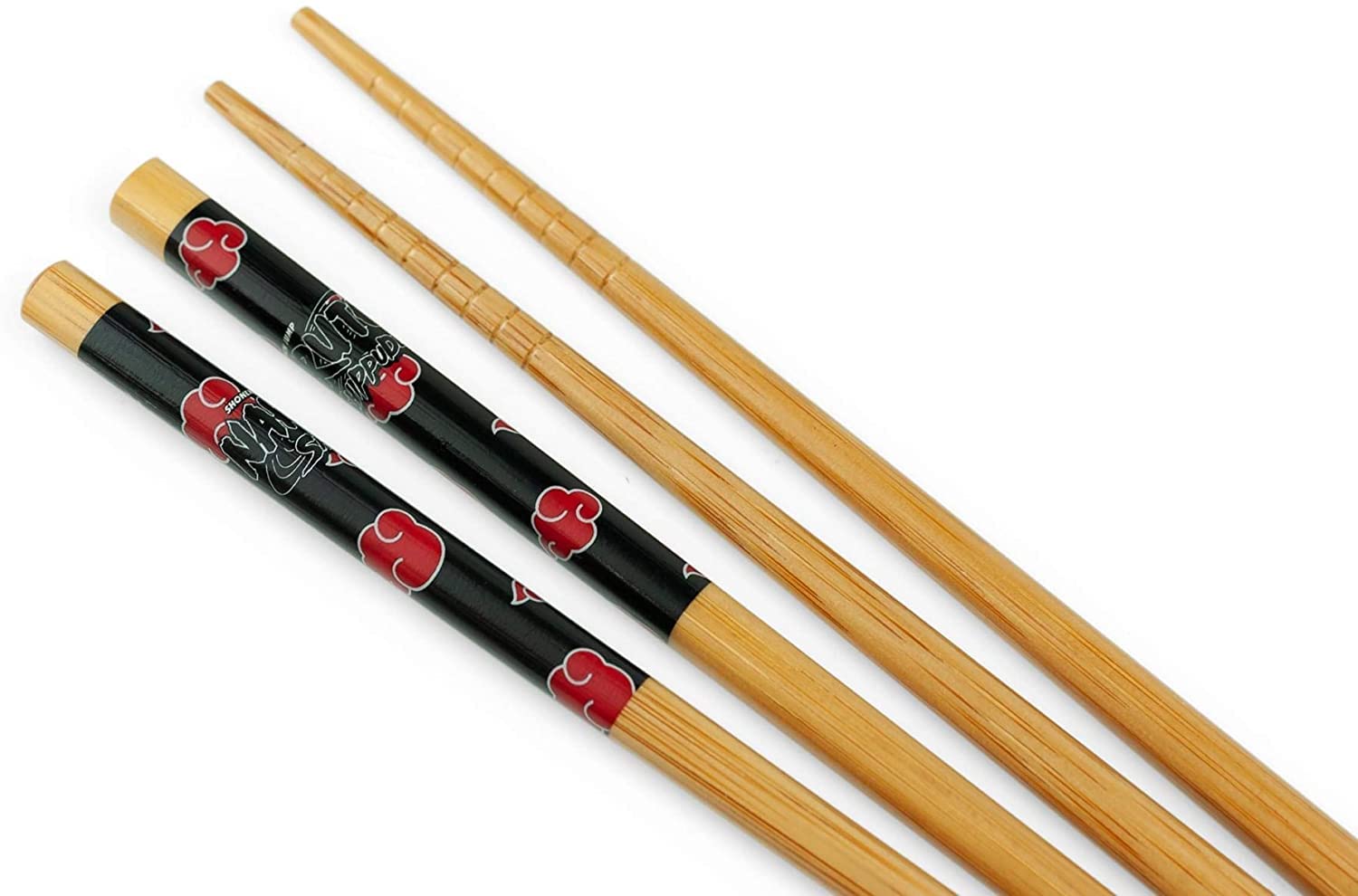 Naruto Shippuden Akatsuki Wooden chopsticks | Naruto Chopstick Set Of 2 | Anime Stuff | Kitchen Deco | Anime Wood Chopsticks | Official Licensed By Just Funky