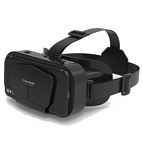 Thafikzi VR Headset Virtual Reality Glasses for Phones VR Gear 3D Glasses for Cell Phone, Virtual Reality Goggles for 3D Movies/ Games, Compatible with Android/ iOS Phones from 4.7 to 7 Inches