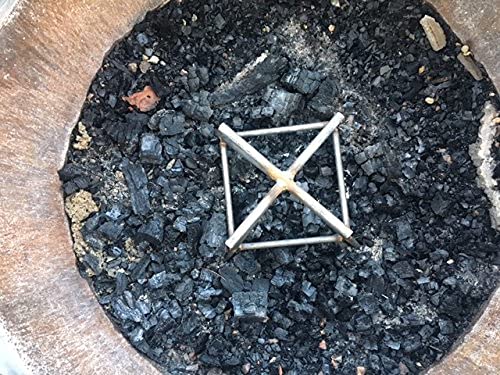 The Original Vertical Fire Pit Grate, Chiminea, Kiva Fireplace Firewood - Low Smoke, Big Flames, High Heat …
