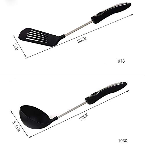 LMMDP Kitchen Utensils Set Non-stick Kitchenware Cooking Tools Spoon Spatula Ladle Egg Beaters Tools Gadget Accessories