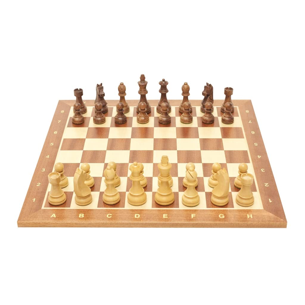 Portable Chess Set Wooden Chessboard Set with Handcrafted Chess Pieces Chess Board Game Sets for Adults Gift
