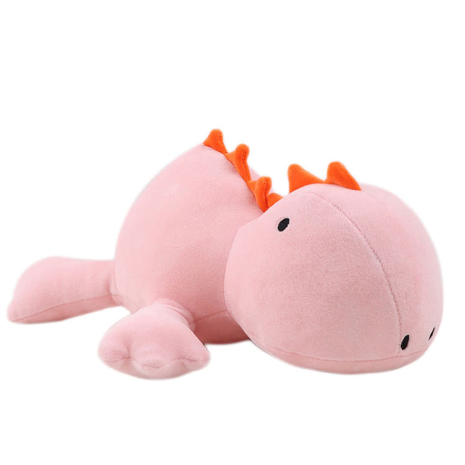 Philicoco 3.5 lbs Weighted Dinosaur Plush, Dino Weighted Plush Animal Stuffed Dinosaur Throw Pillow(Pink Dino 26" 3.5 lbs)