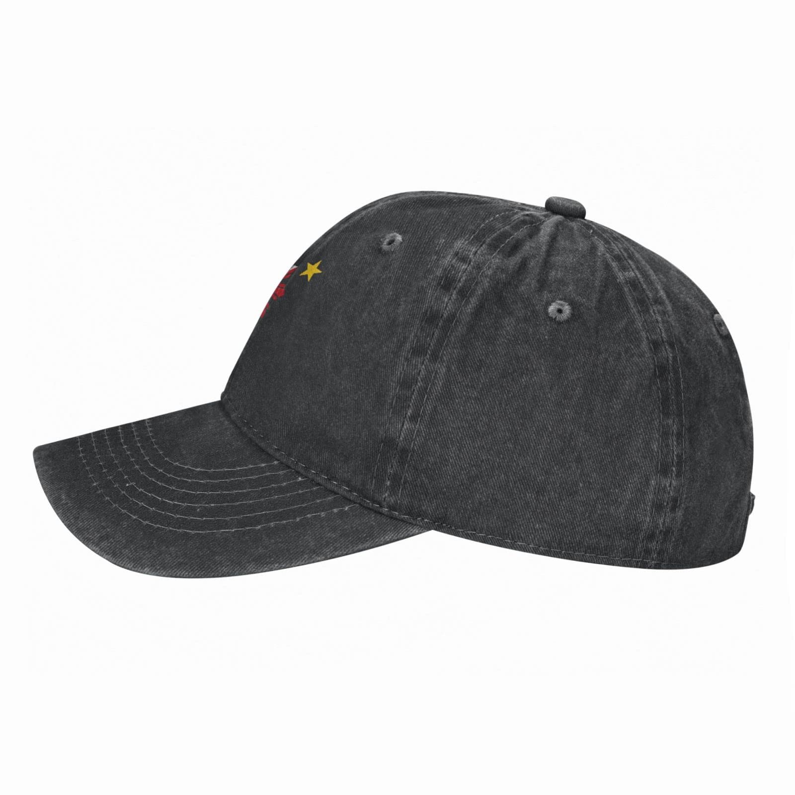 Philippines Sun and Stars Flag Hat Adjustable Distressed Baseball Cap Washed Vintage Jeans Cotton Denim Dad Hat for Men Women