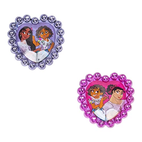 LUV HER Encanto Girls BFF 6 Piece Toy Jewelry Box Set with 2 Rings, 2 Bead Bracelets and Snap Hair Clips Ages 3+