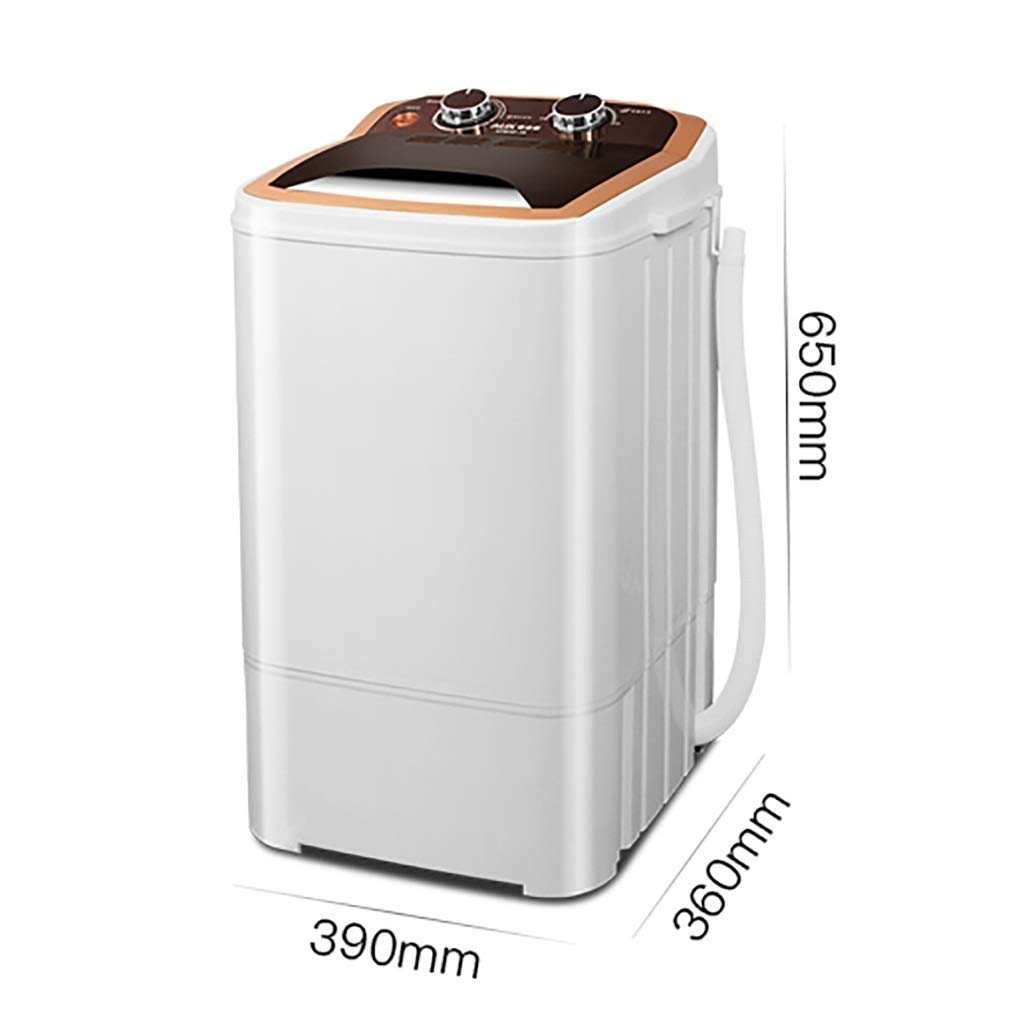 Mini Washing Machine, Portable Washer for Compact Laundry, Small Semi-Automatic Compact Washing Machine for Apartments, Dorms, College Rooms, White