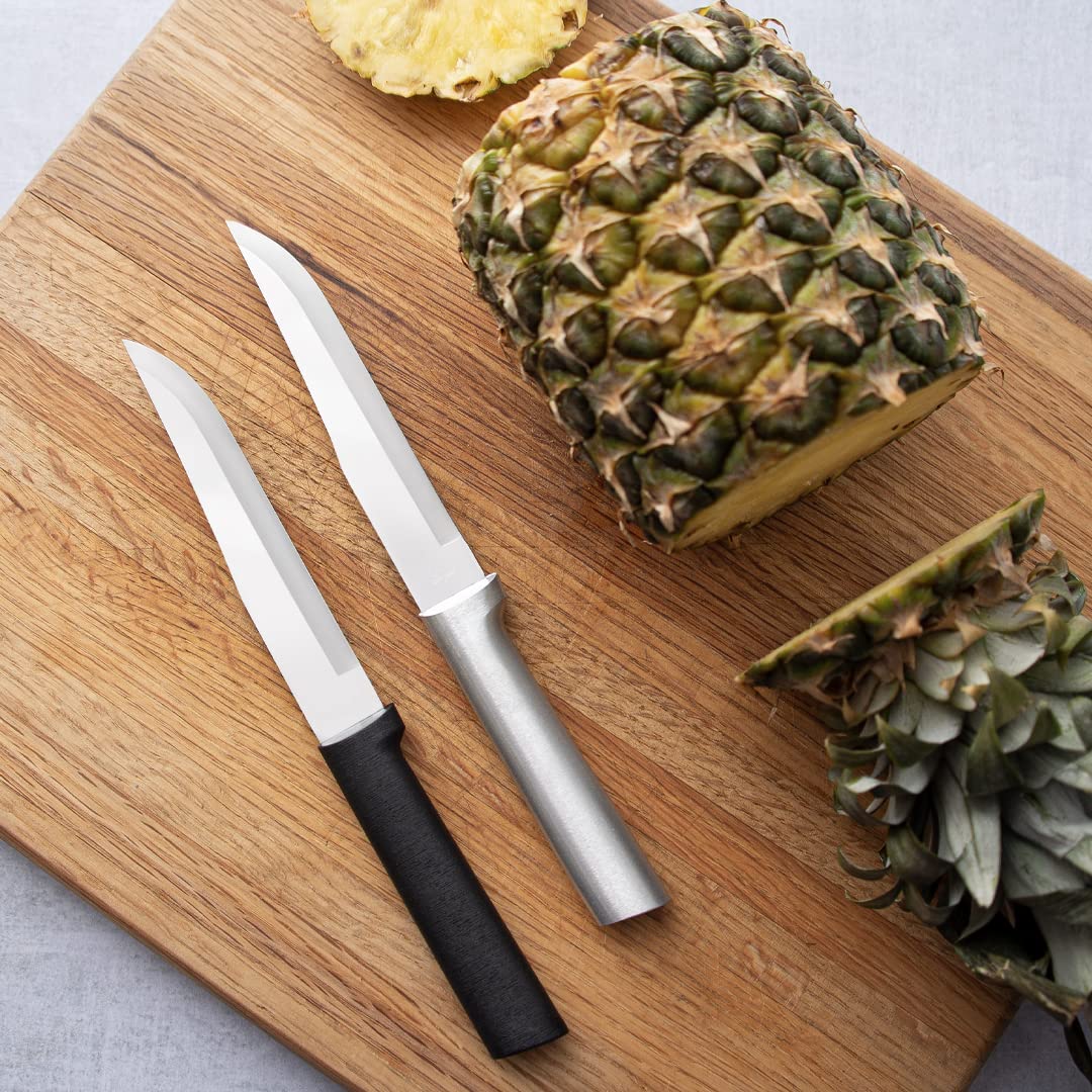 RADA Stubby Butcher Knife β Stainless Steel Blade With Aluminum Handle, Pack of 2
