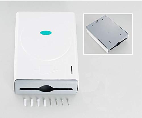 Paper Towel Dispenser Wall Mount, C Fold Paper Towel Dispenser, Multifold Towel Dispenser for Home and Commercial Use, Bathroom Tissue Holder,White by Cq acrylic