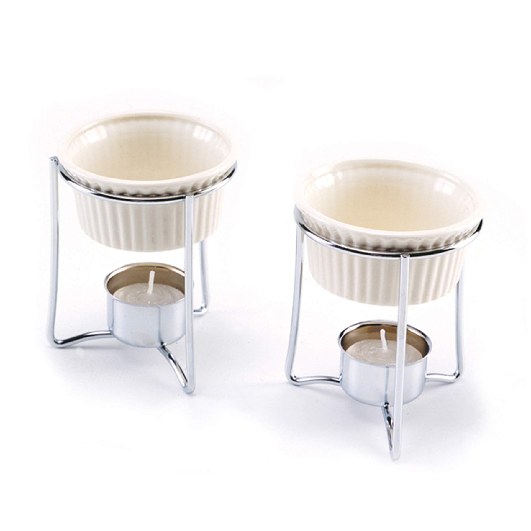 Norpro Butter Warmers, Set of 2, 1 EA, White