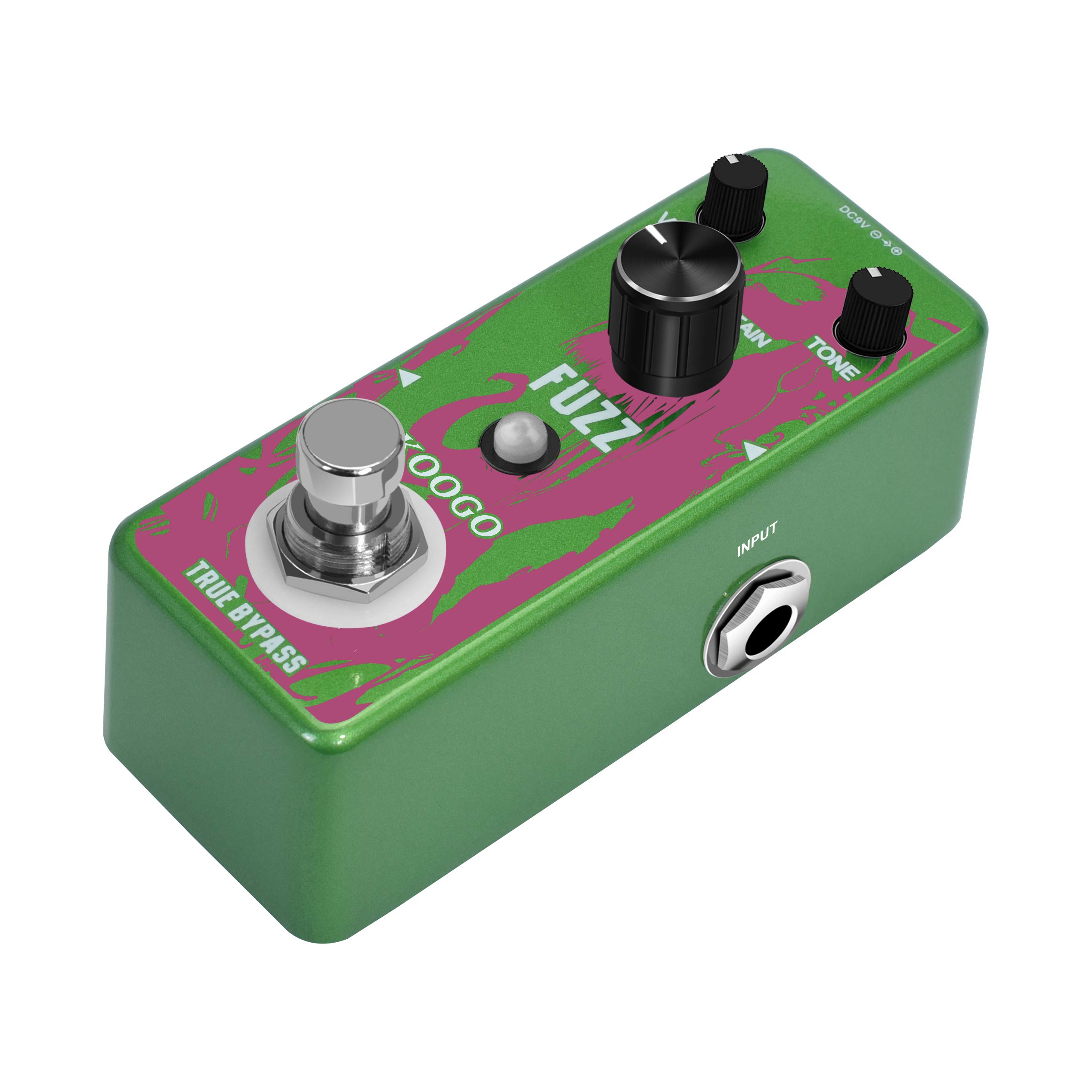 Koogo Fuzz Pedal Fuzz Distortion Effect Pedals for Electric Guitar Bass