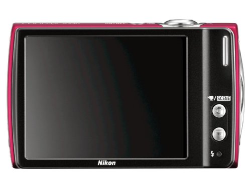 Nikon Coolpix S230 10MP Digital Camera with 3x Optical Zoom and 3 inch Touch Panel LCD (Gloss Red)