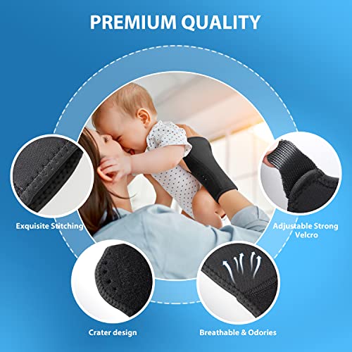 psycilla Fits Both Hands-Copper Infused Adjustable Support Splint Wrist Brace for Carpal Tunnel Relief Support-Both a Wrist Splint (1 pk)