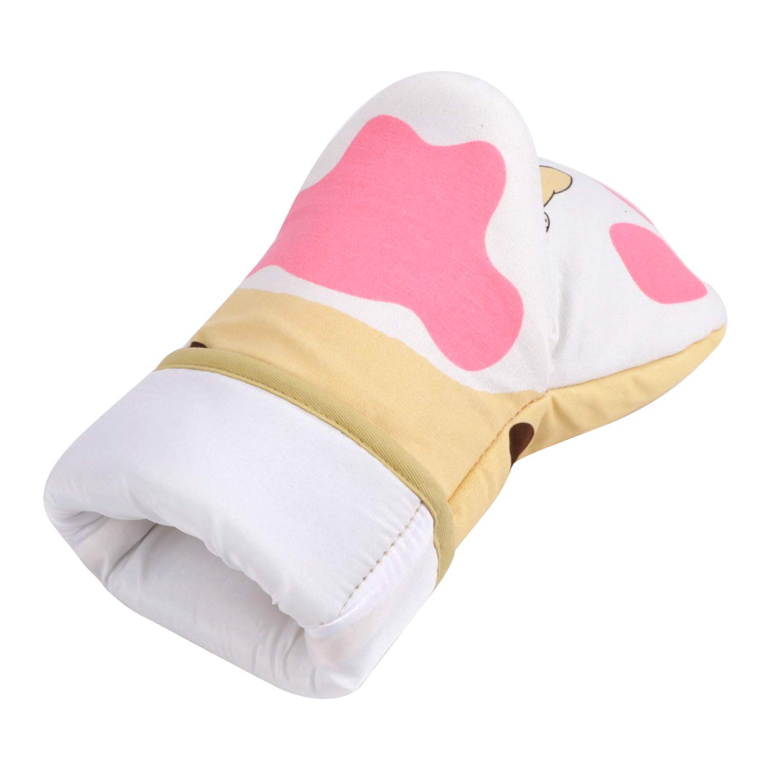Oven Mitts Kitten Cat Paw Design Heat Resistant Oven Gloves Thick Cotton Lining Cooking Baking Potholder Gloves Microwave Gloves BBQ Grilling Kitchen Tool Home Decor (Cat Paw)