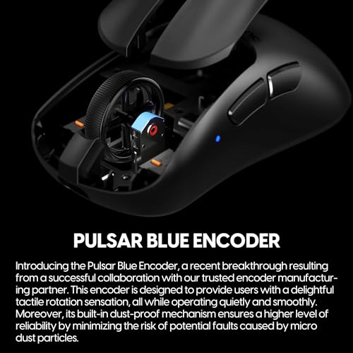 Pulsar Gaming Gears - Xlite V2 Wireless Gaming Mouse, Ultra Lightweight, 2.1 oz (59 g), Ergonomic 2.4 Ghz 1 ms 20000 DPI Optical Sensor PAW3370 Domestic Genuine Product (Medium, Wireless, White)