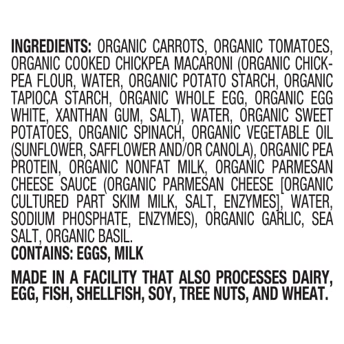Sprout Foods Organics, Big Kid Mealz, Chickpea Pasta & Marinara, Organic Microwavable 6 oz Bowl (8-count)
