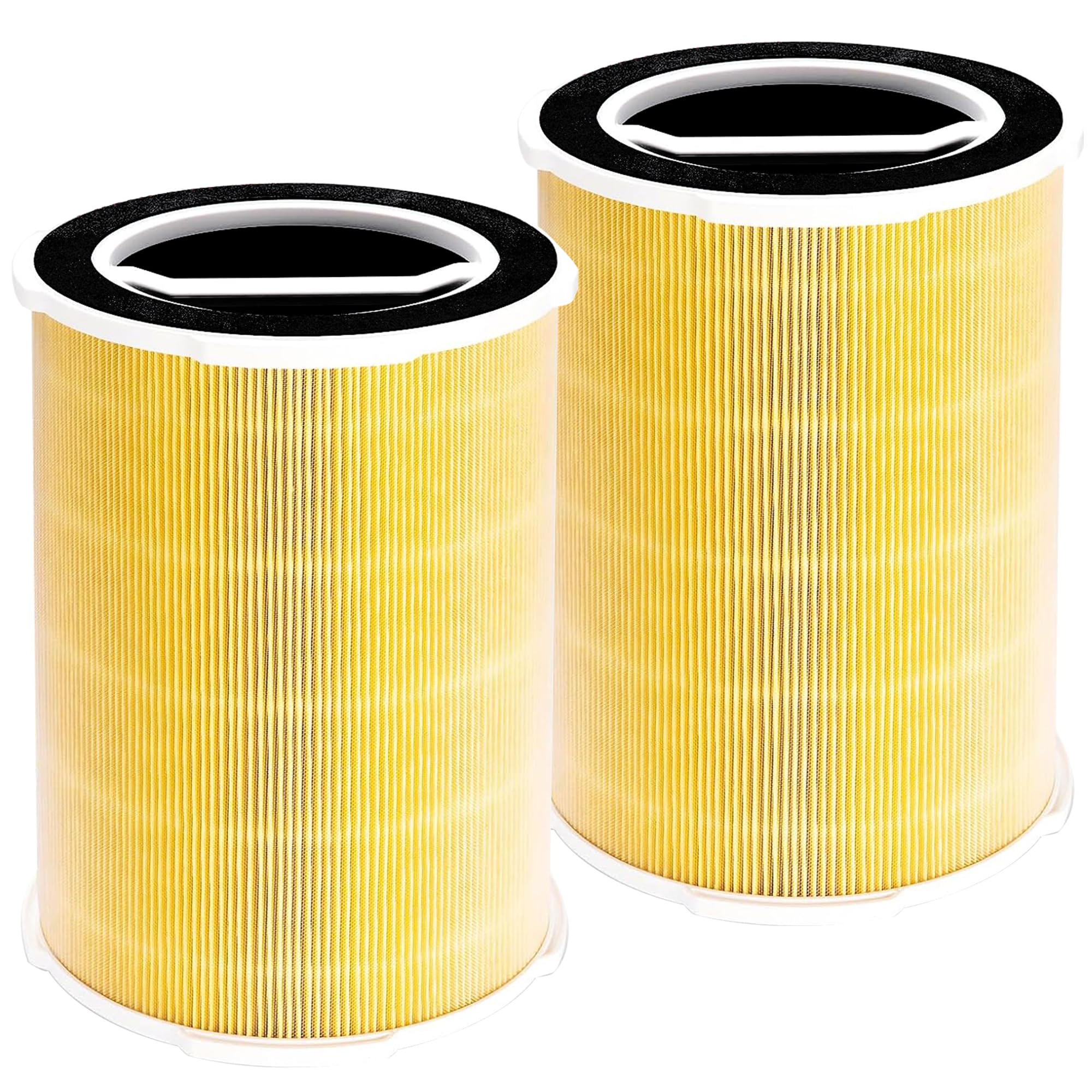 Reinlichkeit G200,G200S Air Purifier Replacement Filter, Fit for G200S,G200 Air Purifier, 3-in-1 H13 Ture HEPA and Activated Carbon Air Filter, 2 Pack, Yellow