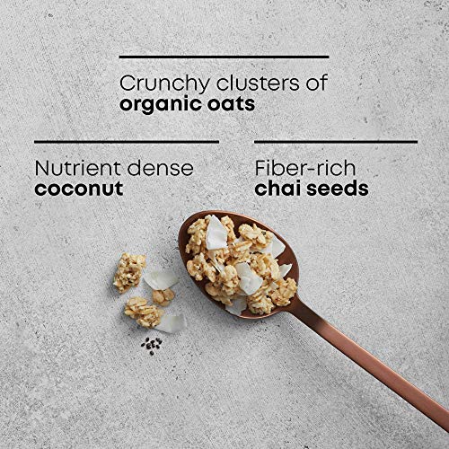 Nature's Path Organic Coconut Chia Granola, 12.34 Ounce, Non-GMO, 30g Whole Grains, with Omega-3 Rich Chia Seeds