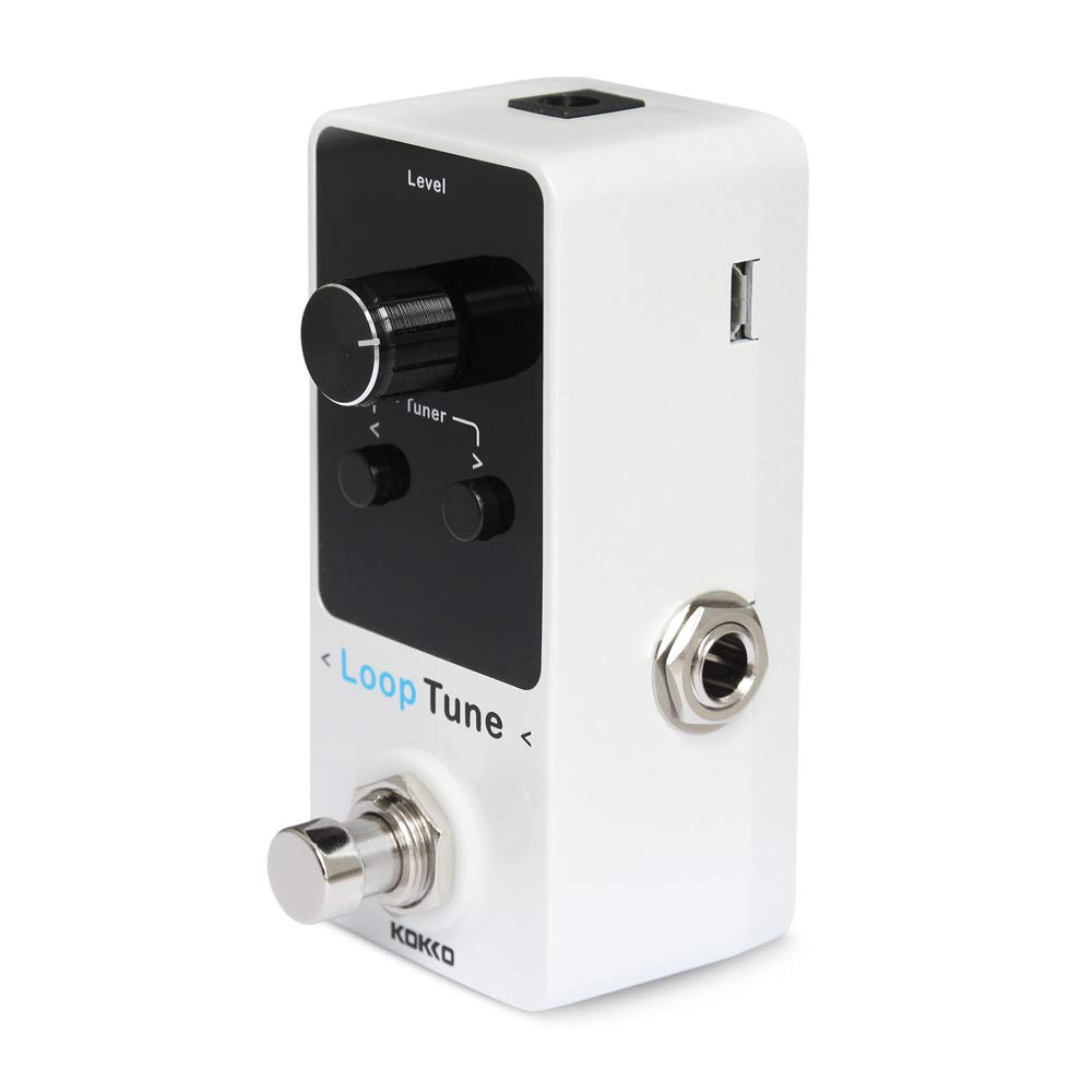 KOKKO Looper Guitar Pedal Effects Mini Loop pedal Loops 9 Loops 40 minutes Record Time Colorful LED Display