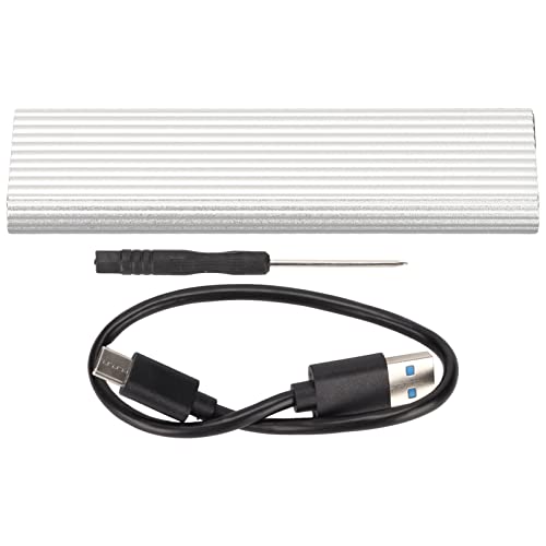 SSD Enclosure, M.2 SSD Enclosure Aluminum Alloy TypeC Interface for Home