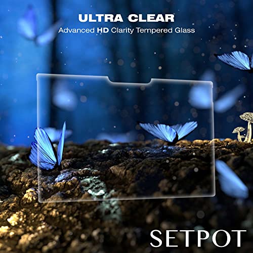 SETPOT Samsung Galaxy Tab S8 Android Tablet Protective Bundle Tempered Glass HD Screen Protector | 11โ LCD, Qualcomm Snapdragon, Ultra Wide Camera, DeX, S Pen, Wi-Fi 6E (128 GB, Silver)