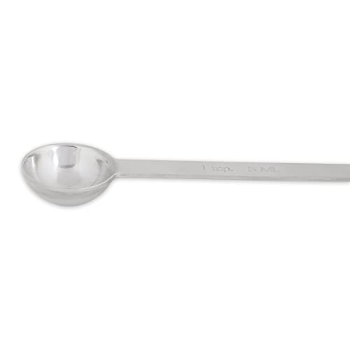 RSVP International Endurance Kitchen Collection Open Stock Measuring Spoon, Stainless Steel, Dishwasher Safe, 1-Teaspoon