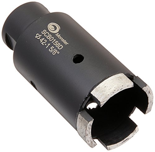 Toolocity SCB0158D 1-5/8-Inch Monster Dry/Wet Diamond Granite/Concrete Core Drill Bits/Hole Saws