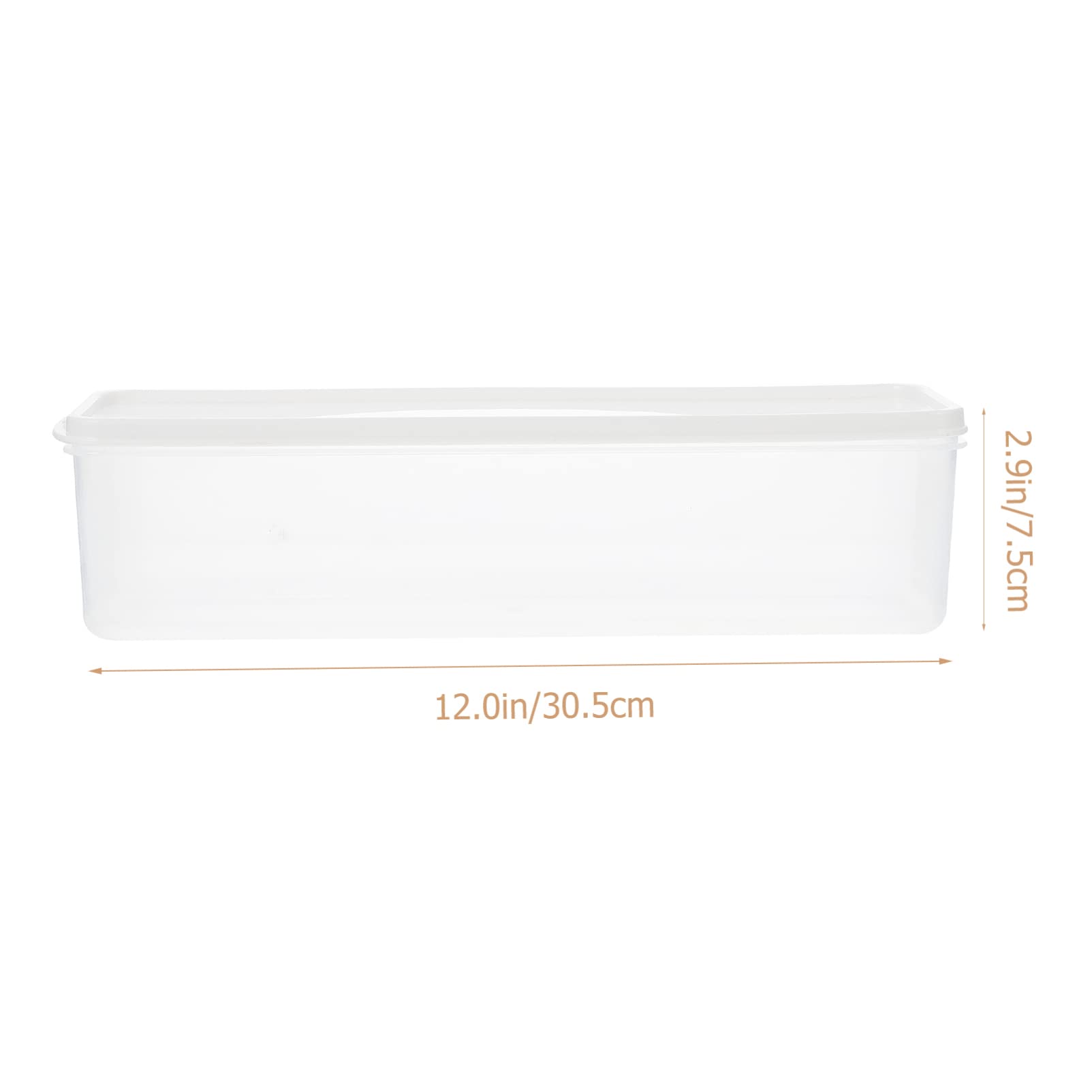 Operitacx Flour Container 3Pcs Pasta Storage Containers Spaghetti Cereal Noodle Keeper Box Refrigerator Airtight Food Storage Containers for Spaghetti Noodles Pasta Eggs Fruits Snacks Pasta Jar