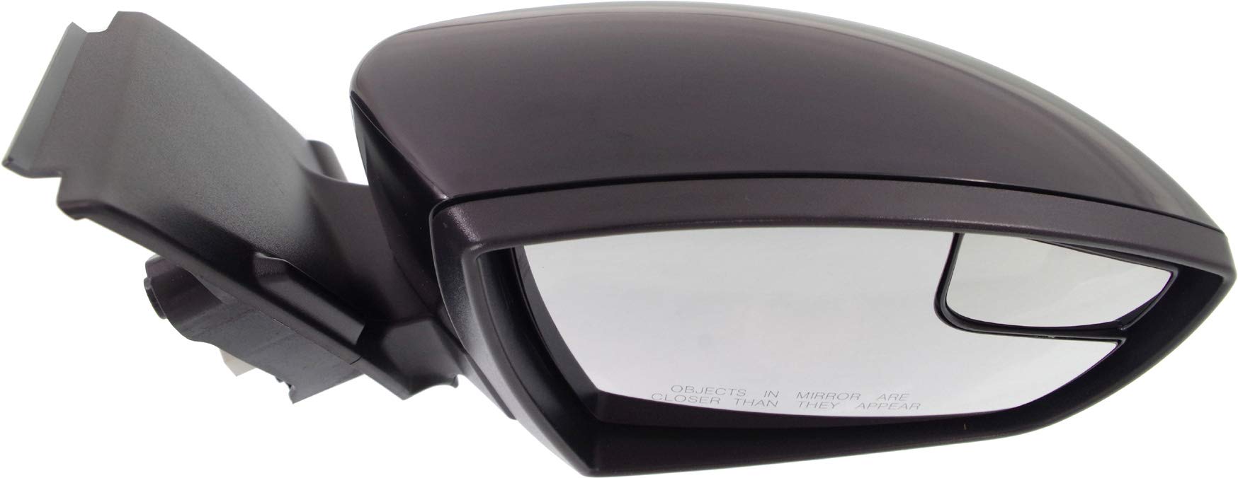 Kool Vue Passenger Side Power Non-Heated Mirror for Ford Escape 2013-2016 Without Signal Light, Blind Spot Light, Memory & Puddle Lamp Paintable