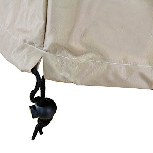 Stanbroil 50-Inch Fire Pit Cover - 600D Heavy Duty Patio Square Cover for Outdoor Fire Pit Table, Fire Bowl, Patio Furniture - Waterproof