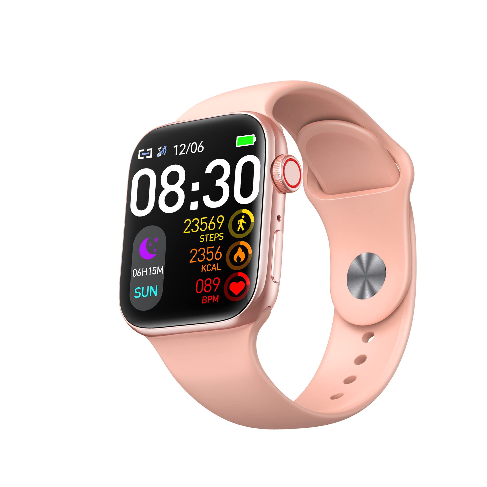 Smartwatch T 900 Music Control Multiple Sports Modes reloj inteligente Smart Watch T900 (Pink)