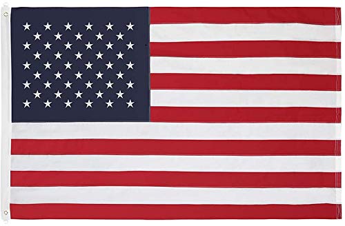 State of Texas + USA Flags 3x5 Feet Combo Pack - Embroidered 210D Nylon Flags with Sewn Panels