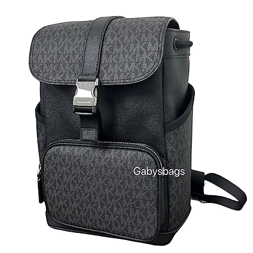 Michael Kors Cooper MK Logo Large Sporty Slingpack Backpack (Black)