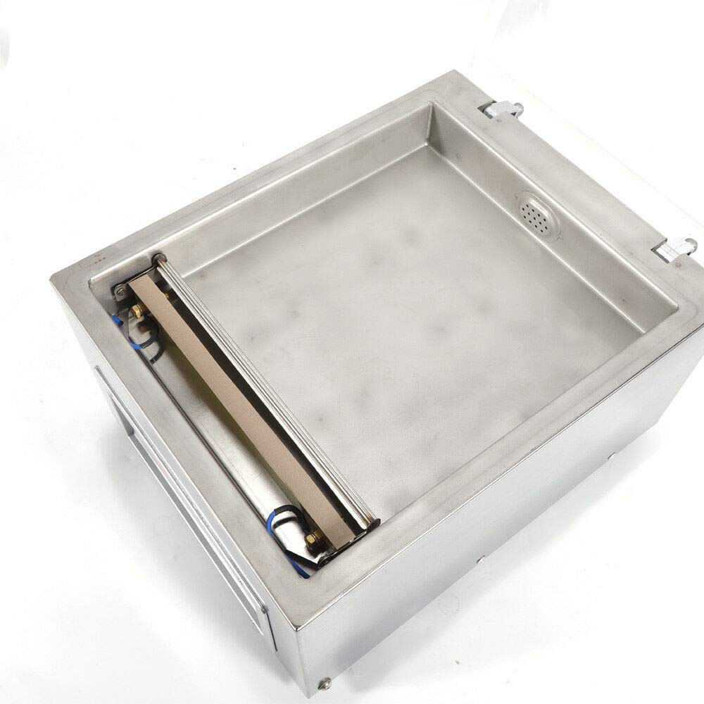 LOYALHEARTDY 22" Vacuum Sealer Machine, 110V Commercial Vacuum Sealer Food Sealing Machine Kitchen Tabletop Vacuum Chamber Sealer Vacuum Packaging Machine 120W
