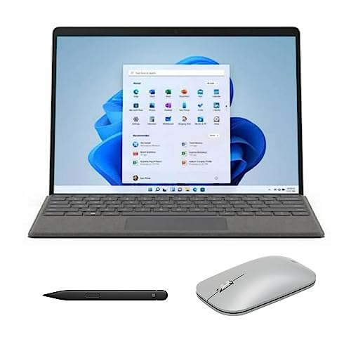 Microsoft 13-Inch Touchscreen Surface Pro 8 Laptop (Certified Refurbished) Productivity Bundle (4 Items)