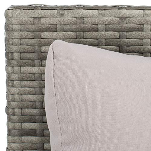 Safavieh PAT7500B Outdoor Collection Cadeo Grey Cushion Daybed
