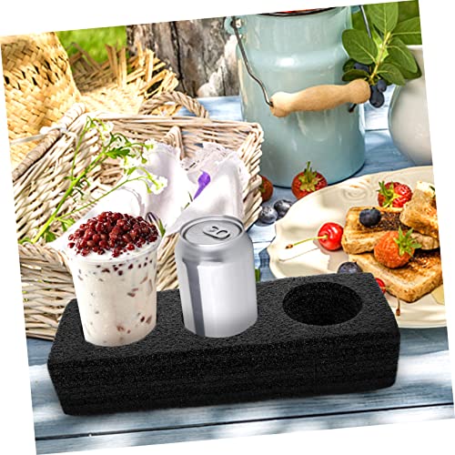 Mobestech Milk Tea Cup Holder Car Coffee Cup Holder Drink Holder Take Out Drink Holder Coffee Cup Holder Tray Tea Carrier Pearl Wool Drink Tray Pearl Cotton Bottle Portable