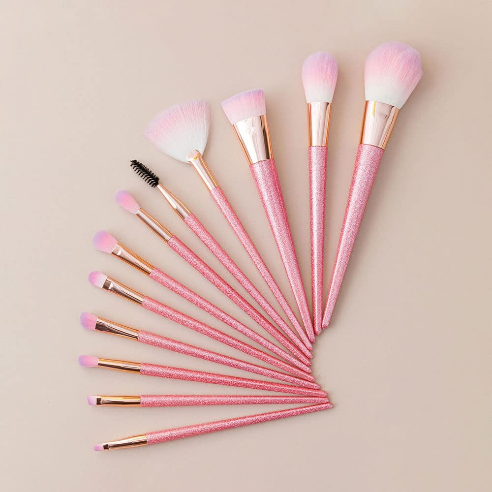 TREXD 12 Brushes Set Makeup Tools Concealer Foundation Brush Eye Shadow Brush