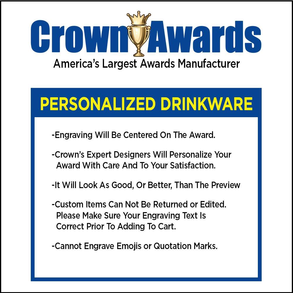 Personalized Drink Glasses, Golf Engraved Cocktail Glass With Custom Text Great Customizable Golfer Gift