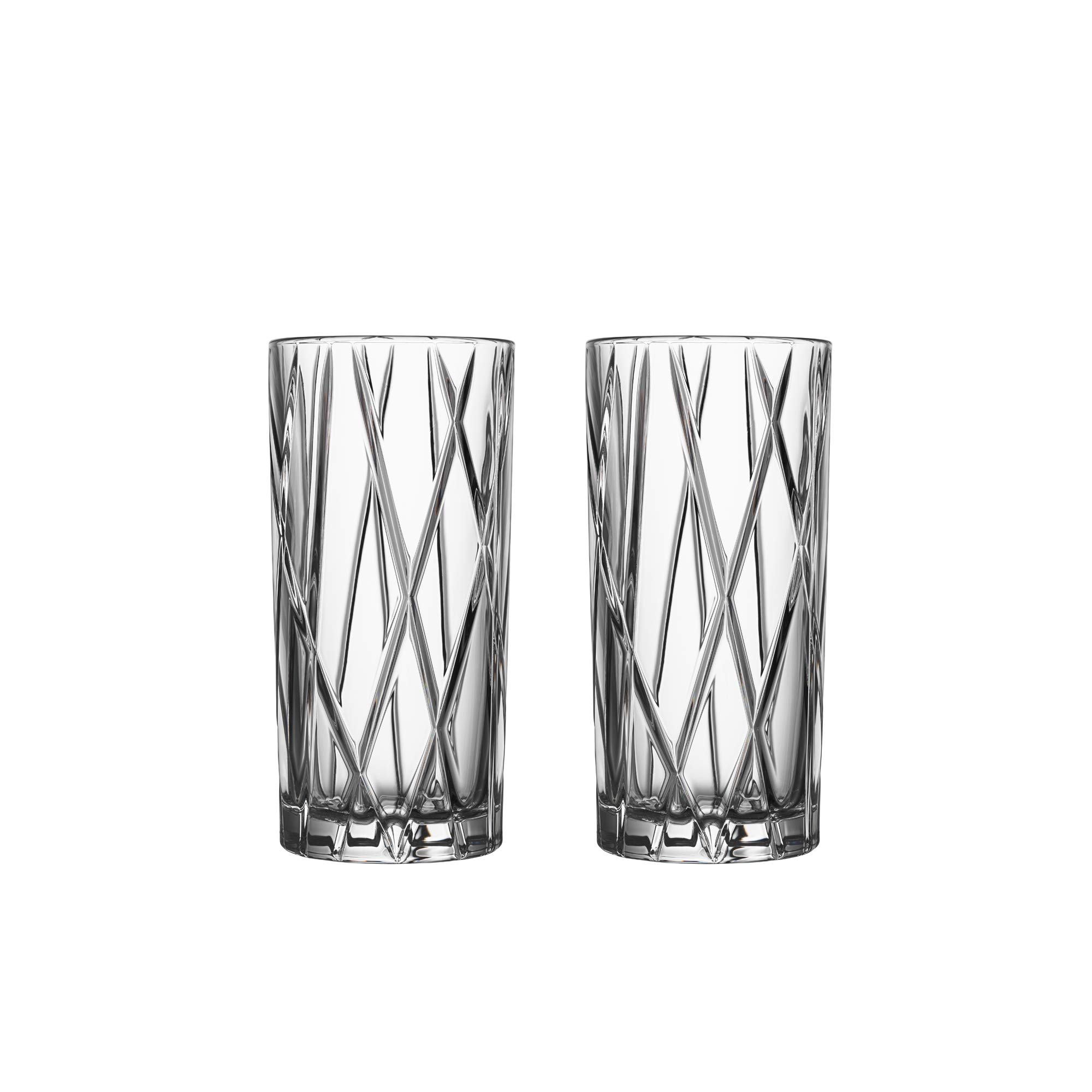 Orrefors City Shot Glass, Set of 2, Clear