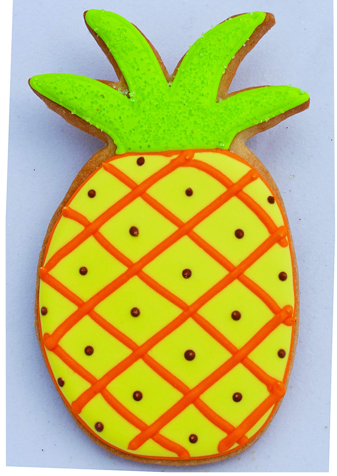 Pineapple Summer Fruit Cookie Cutter 5" Made in USA by Ann Clark