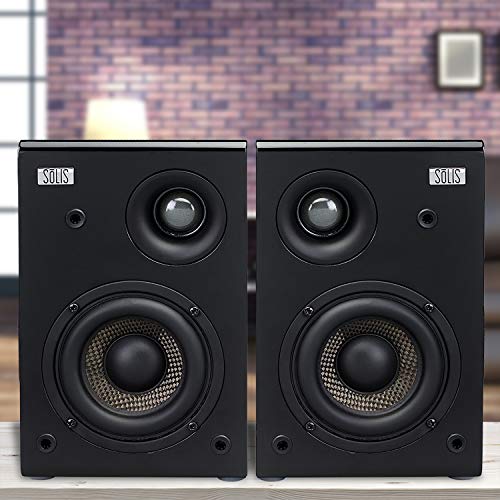 SOLIS SO-8000 Stereo Bluetooth Audiophile Vacuum Tube Audio System Amplifier with VU Meter and Aux-in