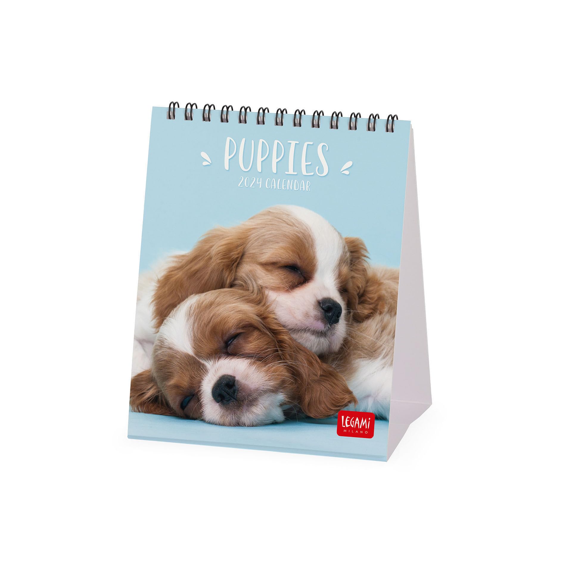 Legami - Table Calendar 2024, 12 Months and Annual Planner 2025, Space for Notes and Notes, Number of the Week, Zodiac Signs and International Holidays, Single Cellophaning, 12x14.5 cm
