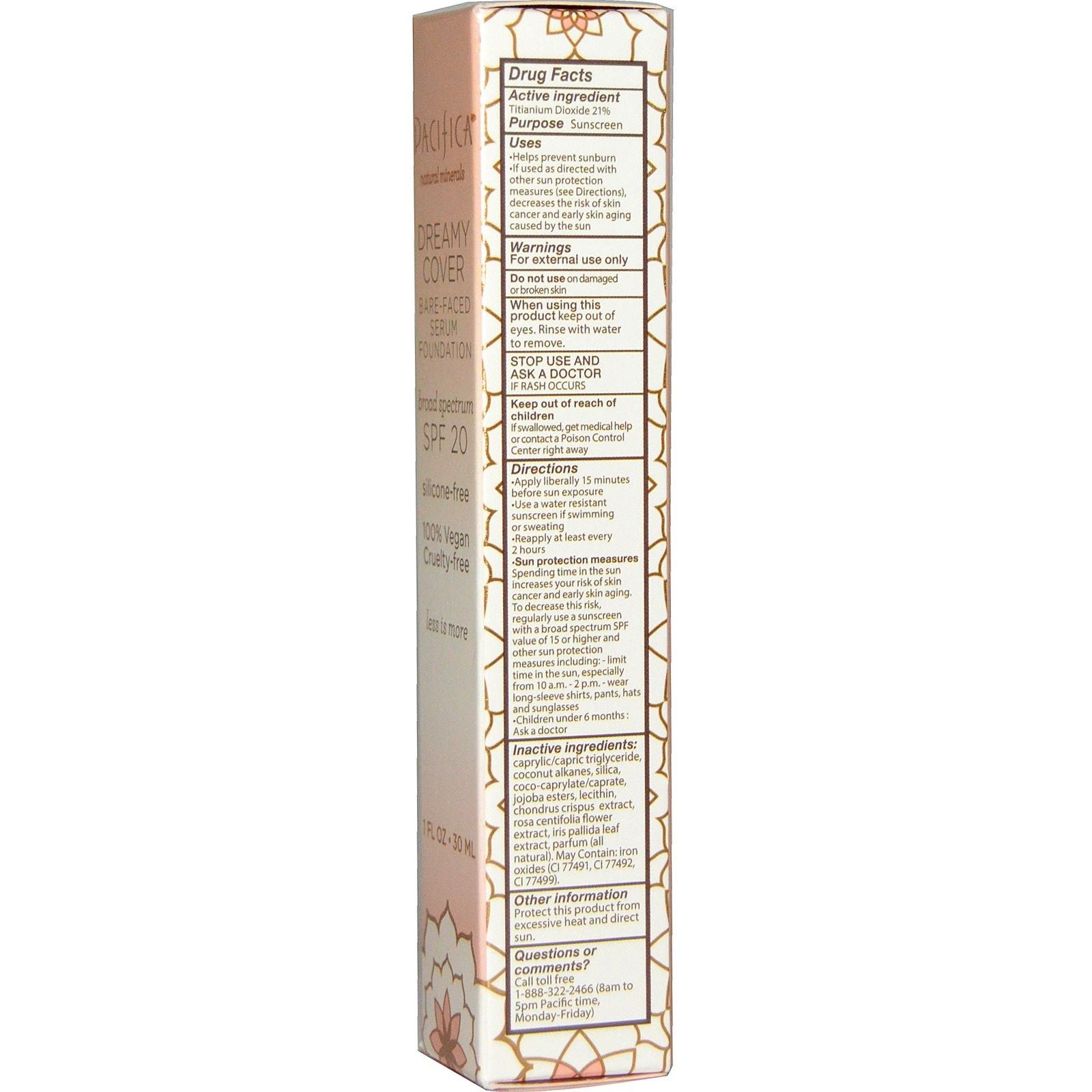 PACIFICA Dreamy Cover Fair/Light, 1 OZ
