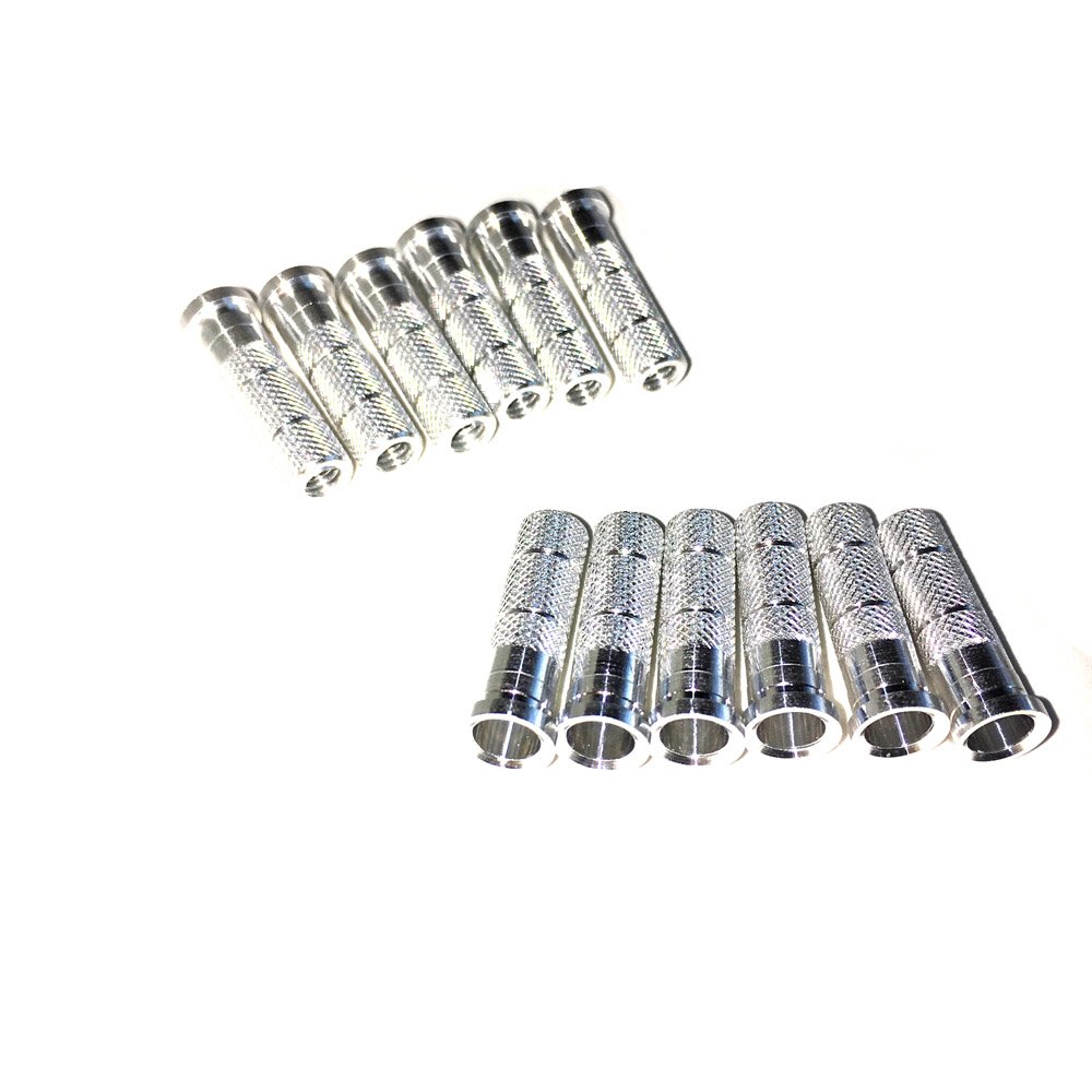 KOWinner 12pcs/lot Shaft Aluminum Inserts .244 for Carbon Arrows, Fits 9/32" OD Arrows